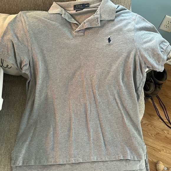 Polo Ralph Lauren | Shirts | Mens Grey Polo Shirt Like New | Poshmark